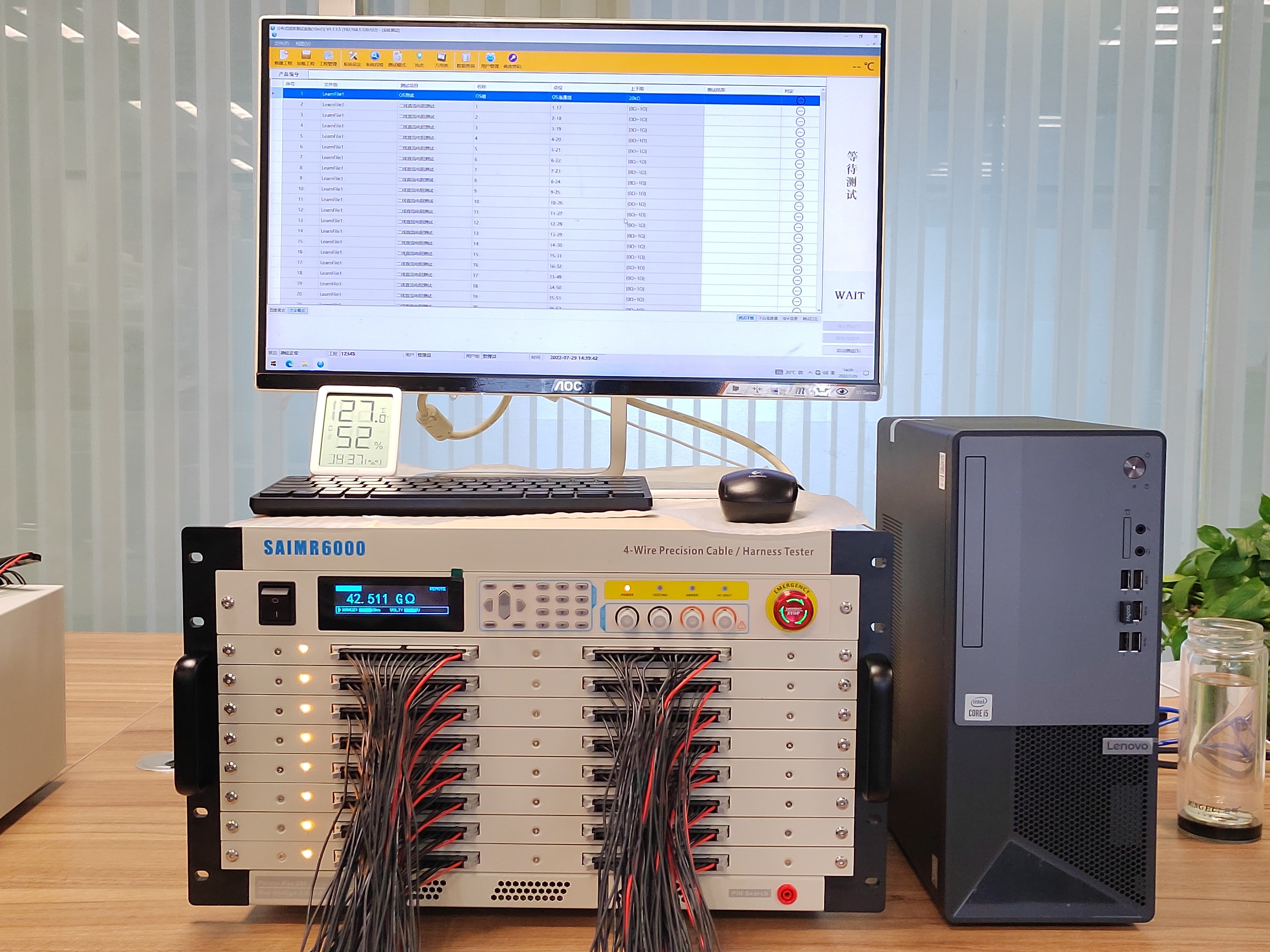 OEM Automatic High Voltage Cable Testing Equipment For Automotive ...