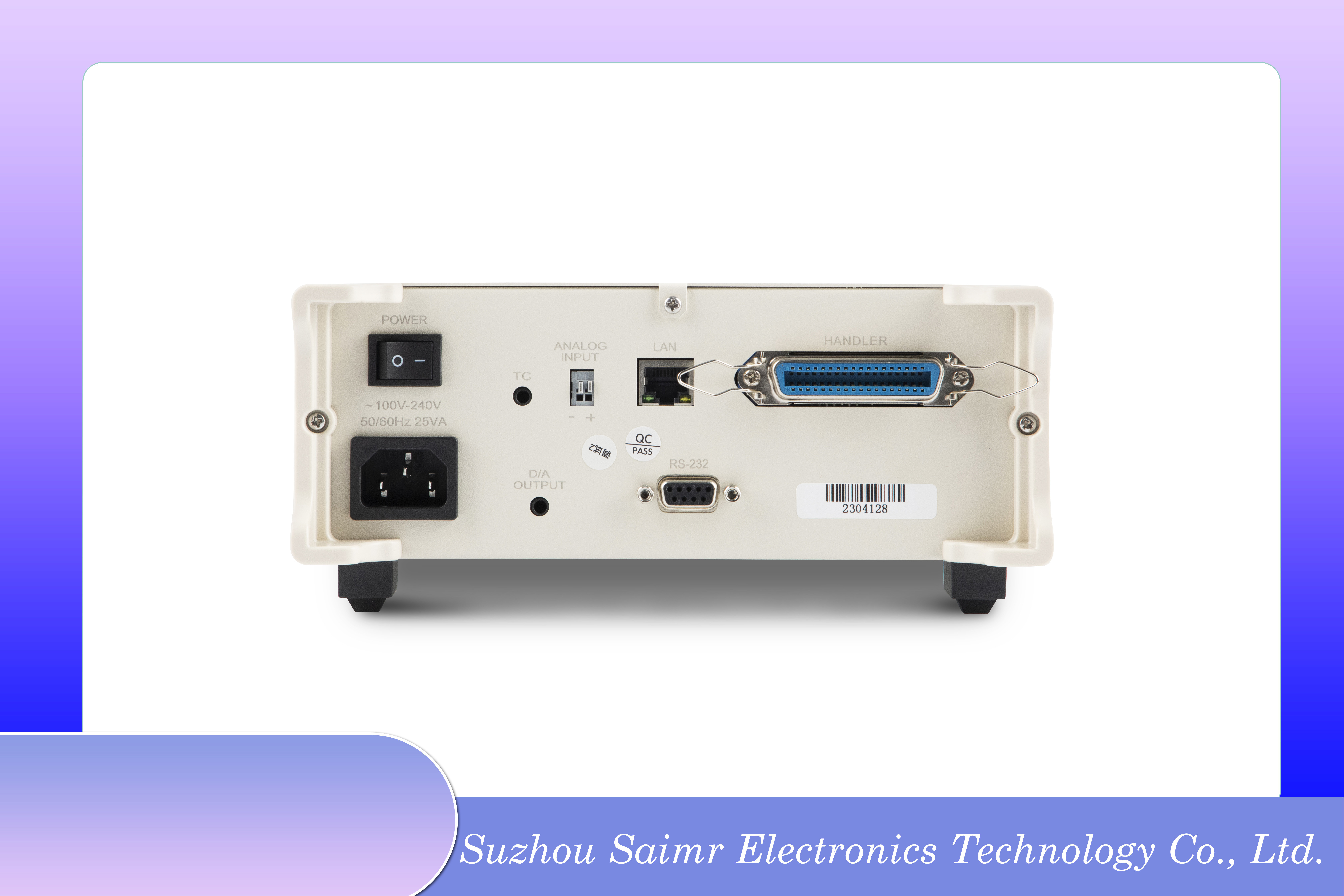 RS232 Interface Battery Voltage Tester with Power Cord and Optional ...